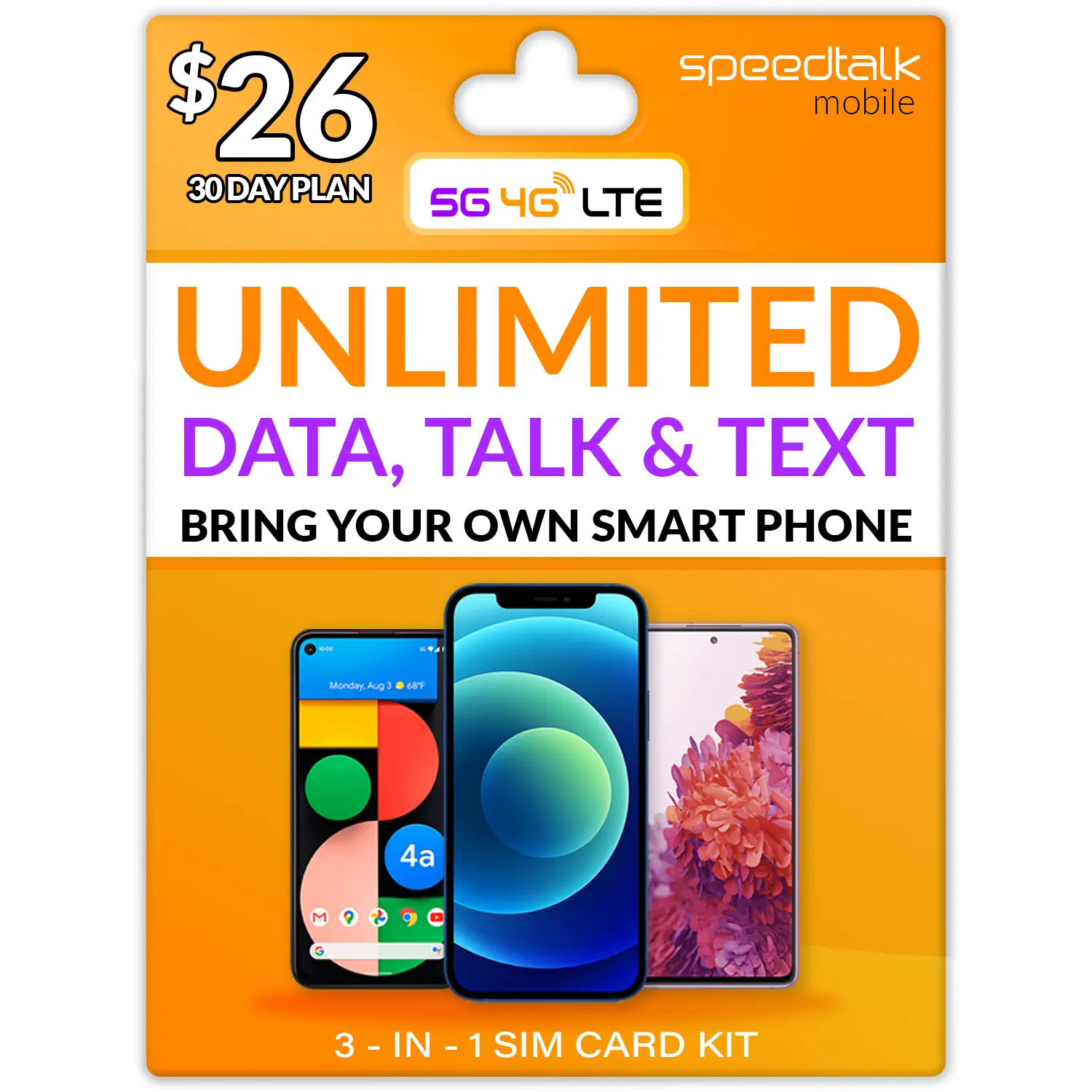 26 A Month Unlimited Talk Text Data Phone Plan With 6GB Data SIM 26 A Month Unlimited Talk Text Data Phone Plan With 6GB Data SIM