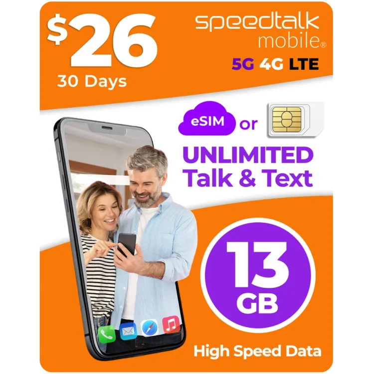 $26/Month Unlimited Talk, Text & 6GB Data Plan-